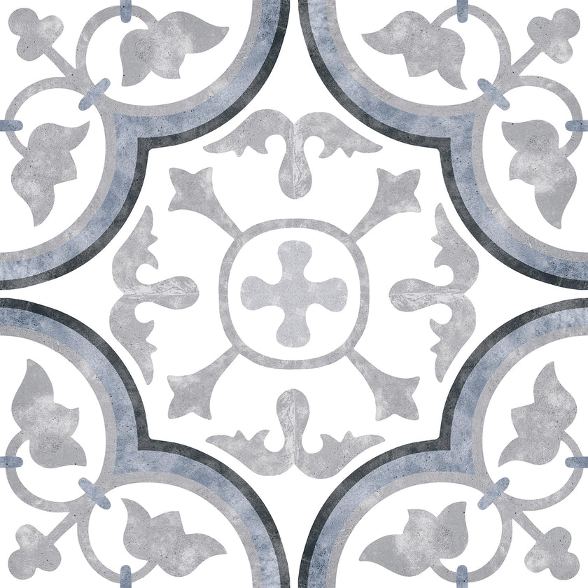 Retro Neuve Paris Spring 8x8 Porcelain Tile – Glazzio Surfaces