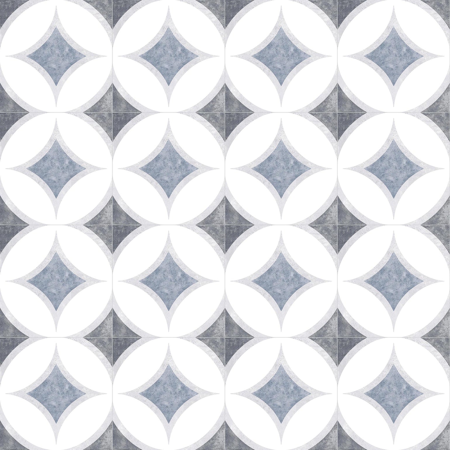 Retro Neuve Ocean Star 8x8 Porcelain Tile – Glazzio Surfaces