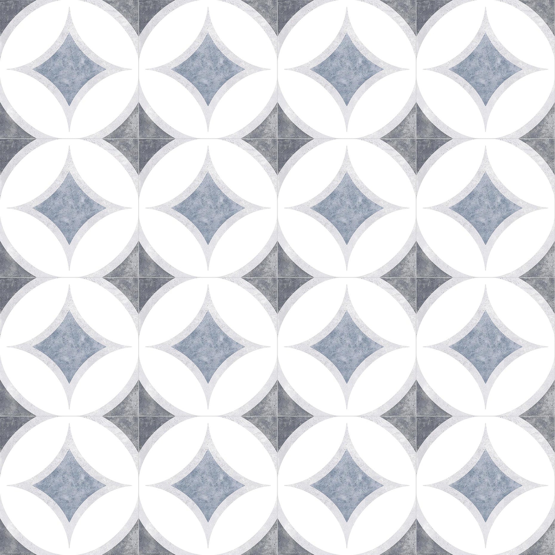 Retro Neuve Ocean Star 8x8 Porcelain Tile – Glazzio Surfaces