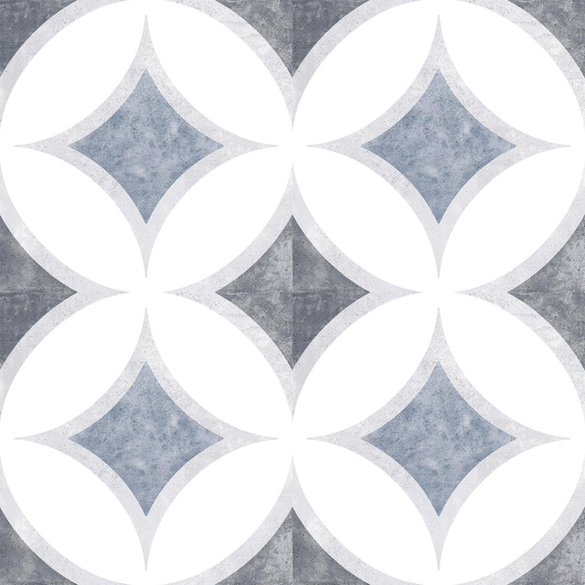 Retro Neuve Ocean Star 8x8 Porcelain Tile – Glazzio Surfaces