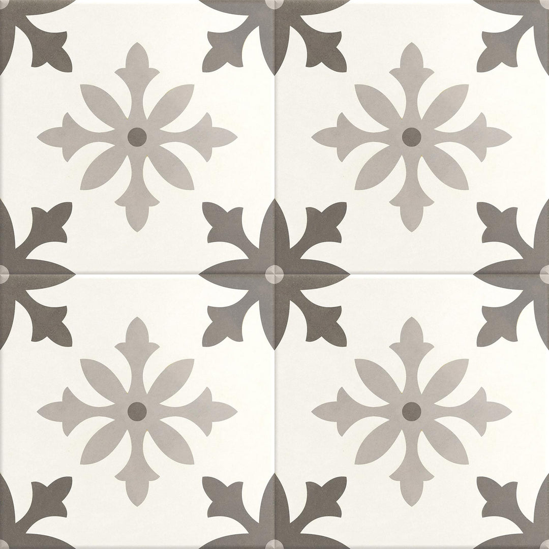 Florencial Sutori Flora 8x8 Porcelain Tile – Glazzio Surfaces