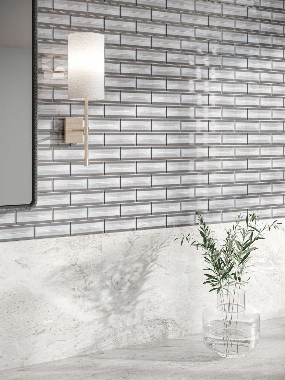 Frey Façade Palma Samson 2x5 Glass Mosaic – Glazzio Surfaces