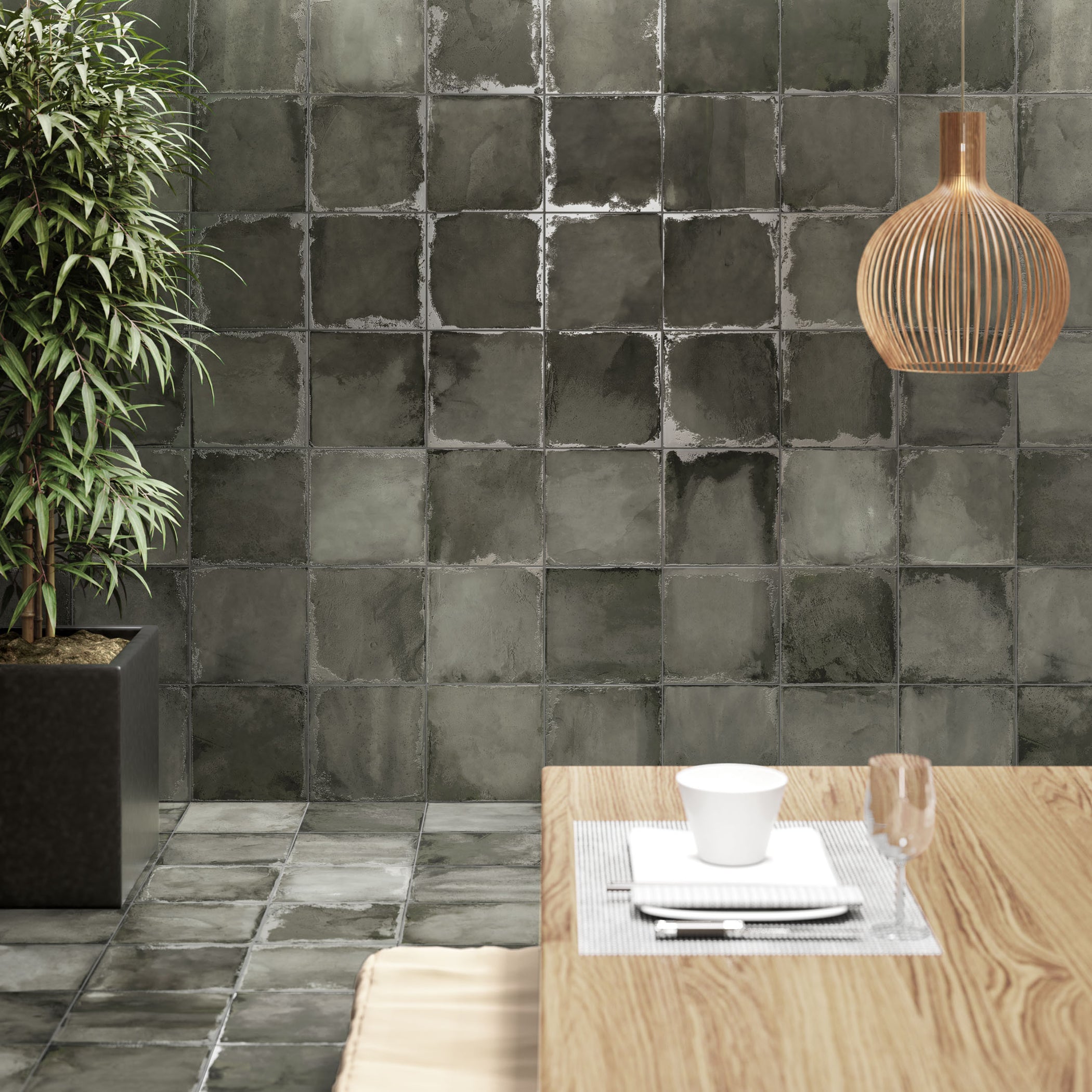 Geometric Calm Camouflage 8x8 Porcelain Tile – Glazzio Surfaces