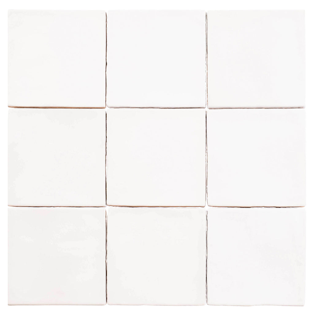 Manacor White 4x4 Ceramic Tile – Glazzio Surfaces