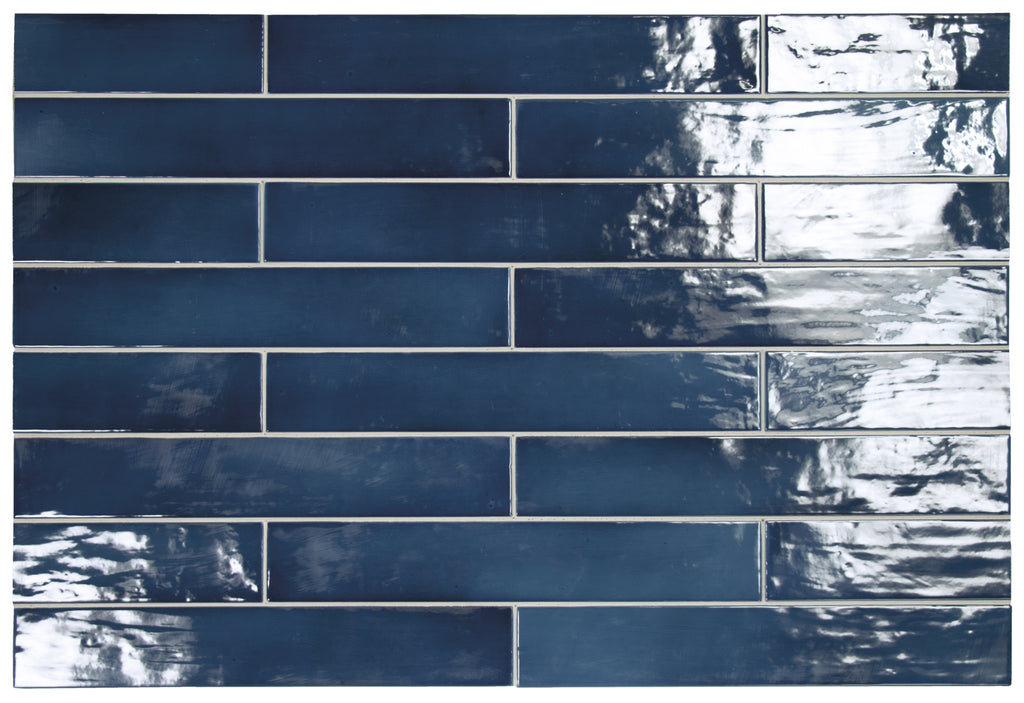 Manacor Ocean Blue 2.5x16 Ceramic Tile – Glazzio Surfaces