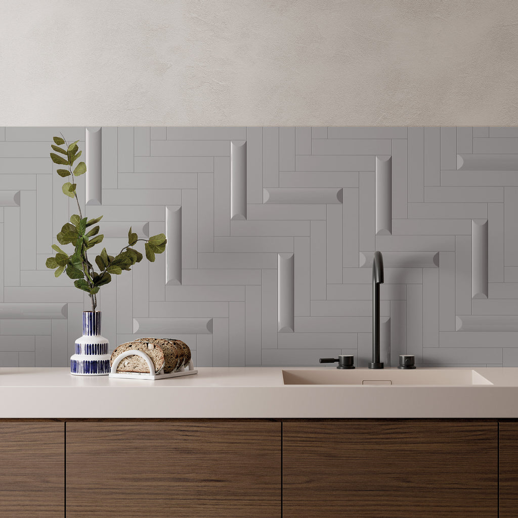 Noelle Maevory 2x10 Curve 3D Matte Ceramic Tile – Glazzio Surfaces