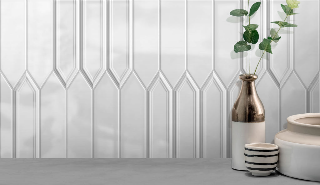 Orleans Kenner Square 2x8 Picket Beveled Ceramic Tile – Glazzio Surfaces