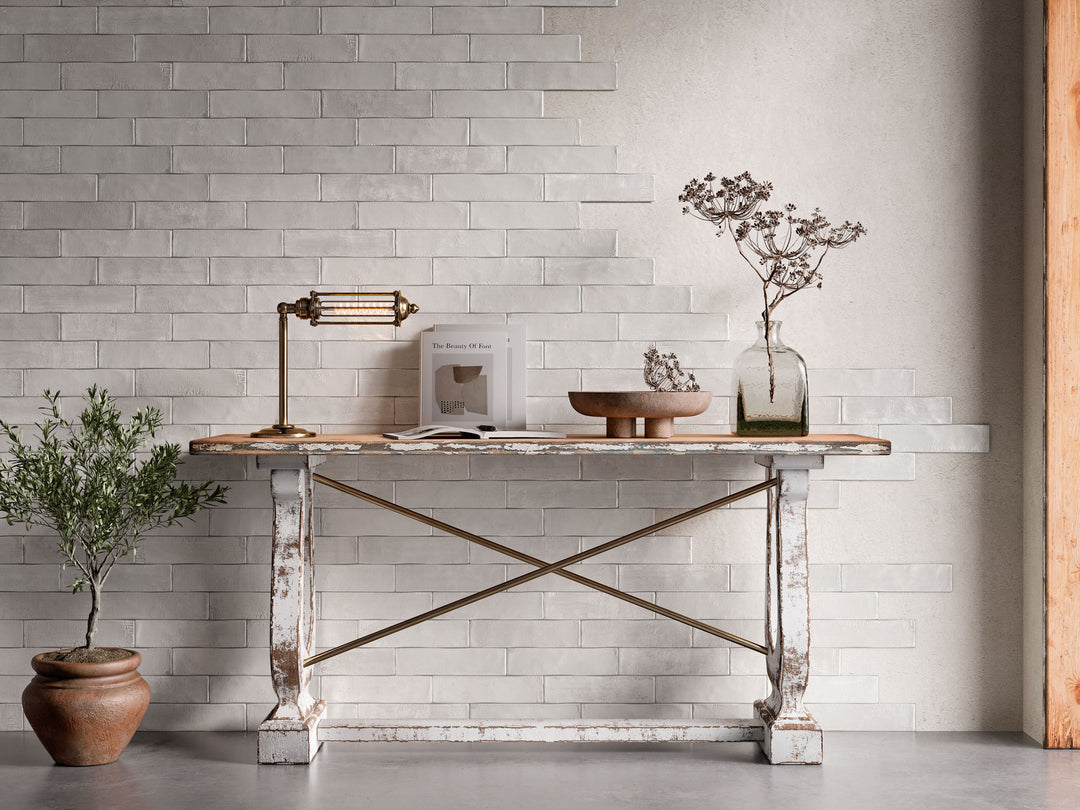 Rythmique White 3x12 Ceramic Tile – Glazzio Surfaces
