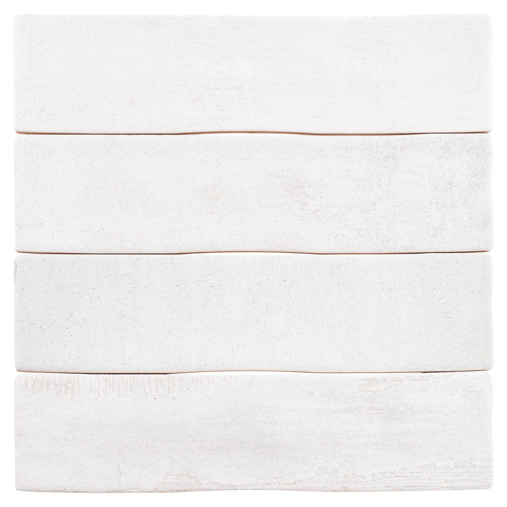 Rythmique White 3x12 Ceramic Tile – Glazzio Surfaces