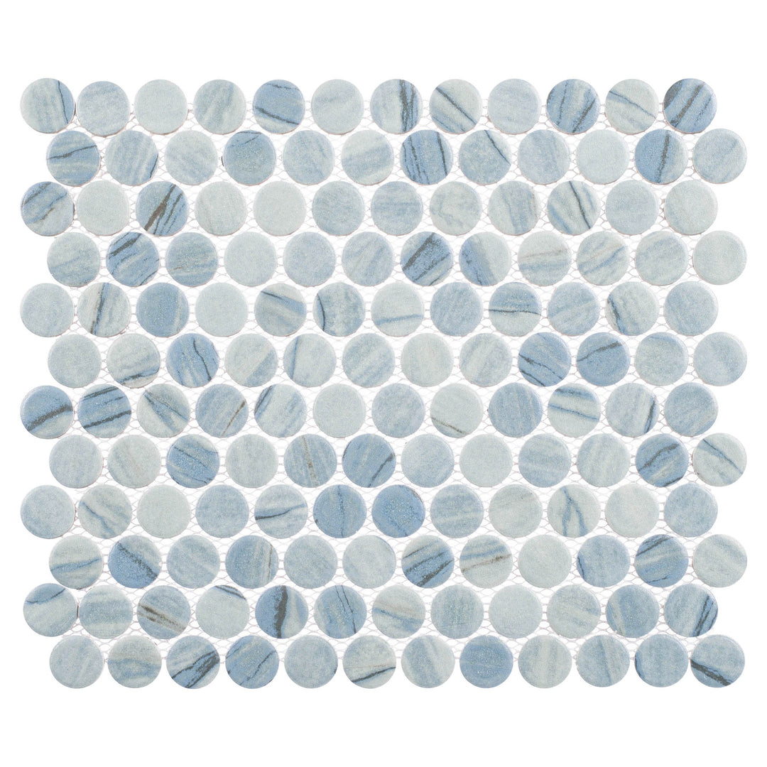 Belworth Celian Penny Round Mosaic – Glazzio Surfaces