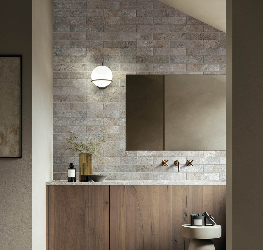 Calco Gria 3x12 Porcelain Subway Tile – Glazzio Surfaces