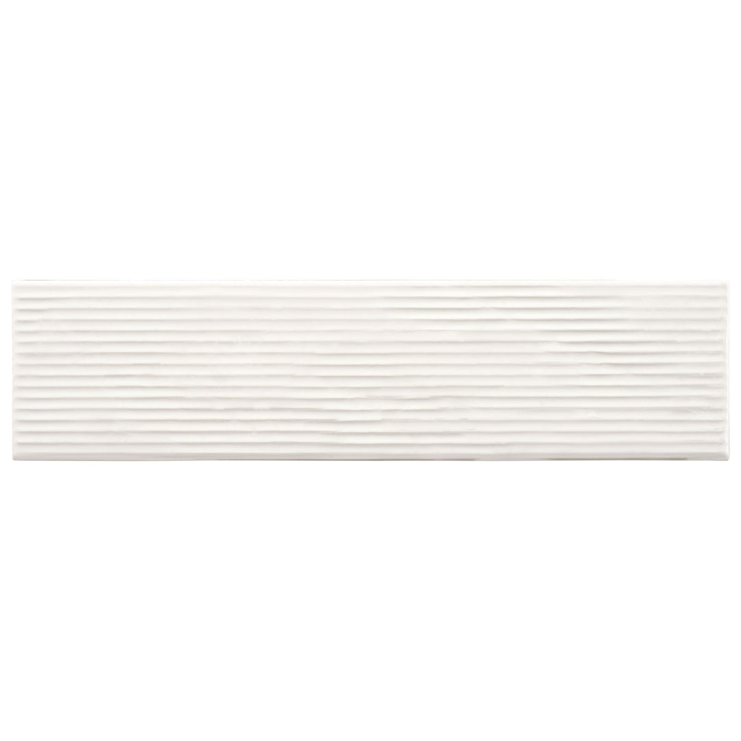 Groove Swing White 3x12 Porcelain Subway Tile – Glazzio Surfaces