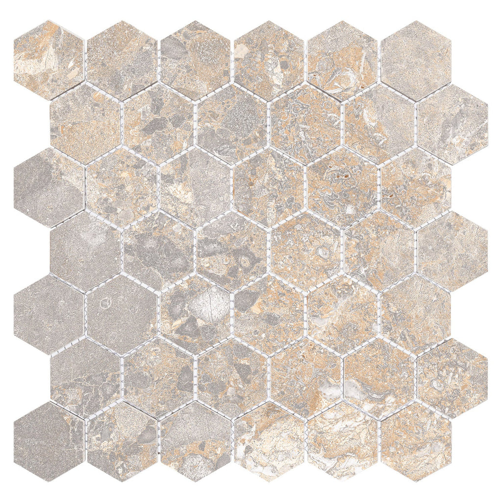 Harmonic Coda 2x2 Stellata Hex Mosaic – Glazzio Surfaces