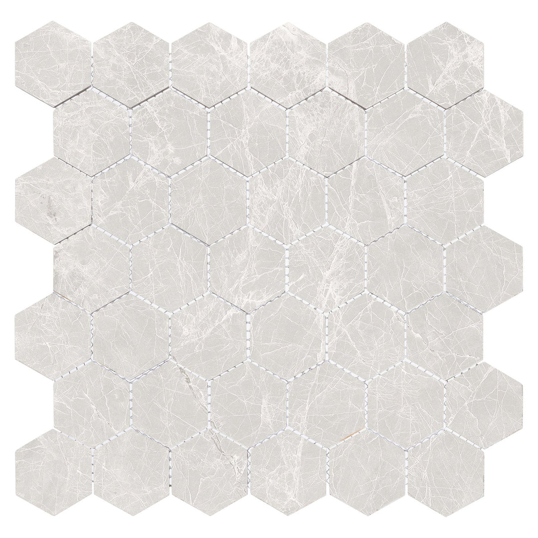 Harmonic Capella 2x2 Polished Hex Mosaic – Glazzio Surfaces