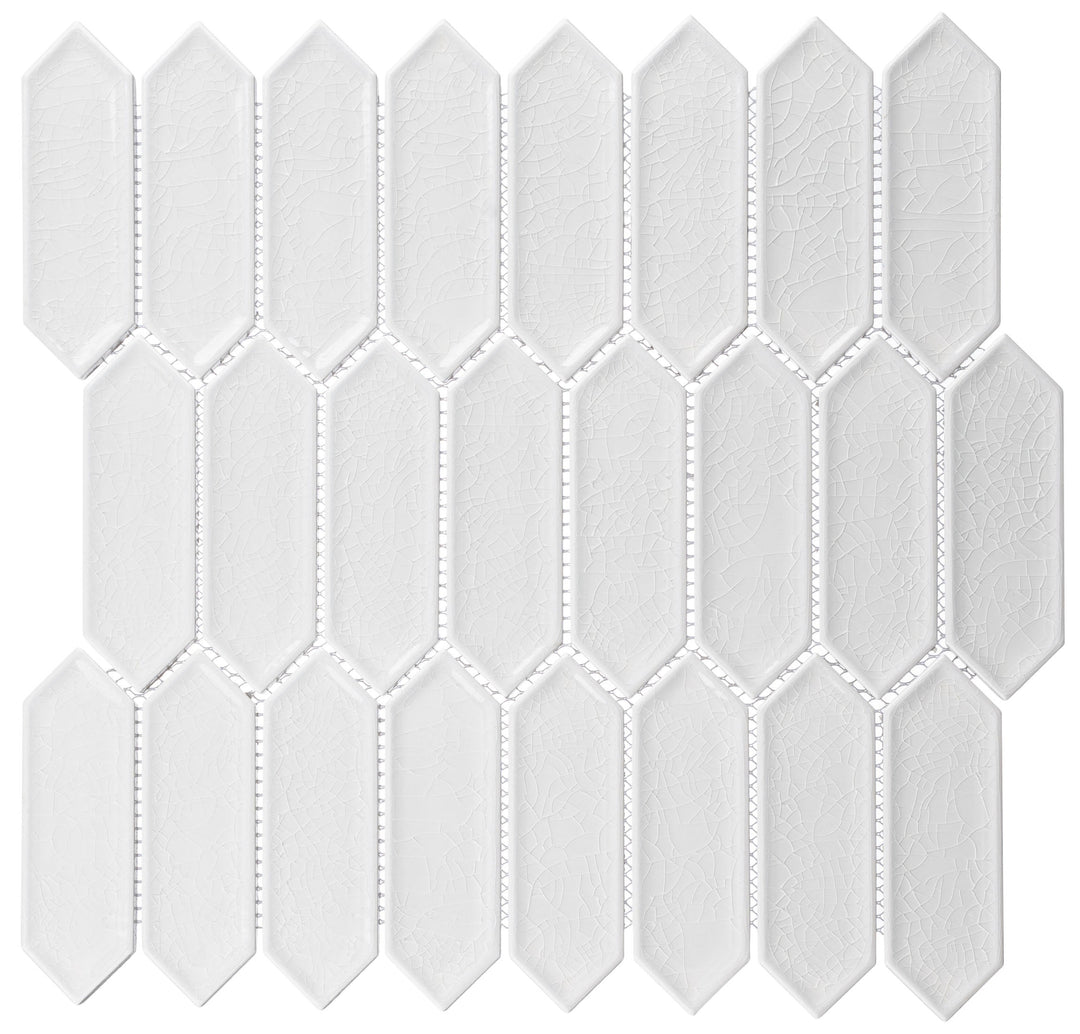 Decko Wisp Nouveau 2x5 Picket Mosaic – Glazzio Surfaces