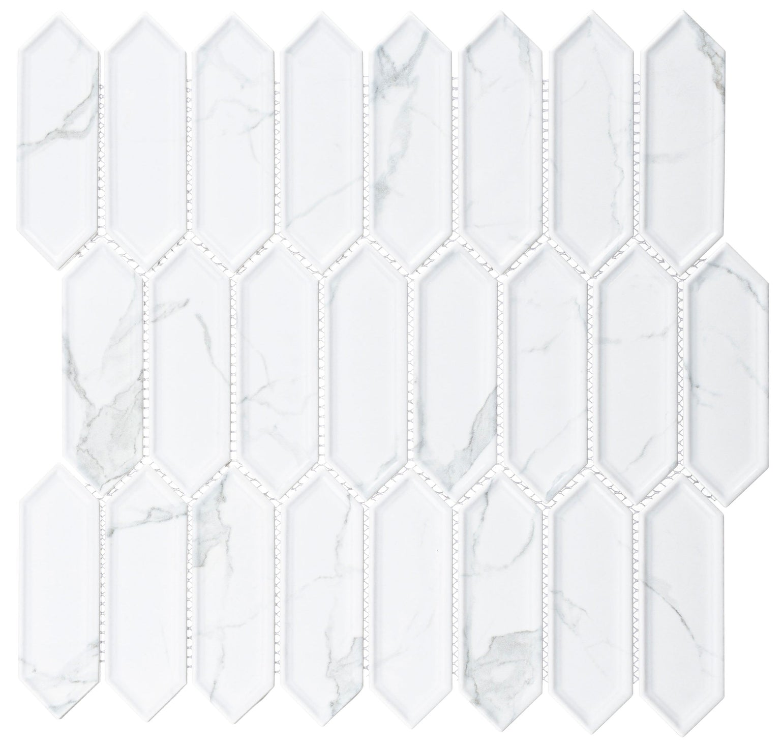 Decko French Vuillard 2x5 Picket Mosaic – Glazzio Surfaces