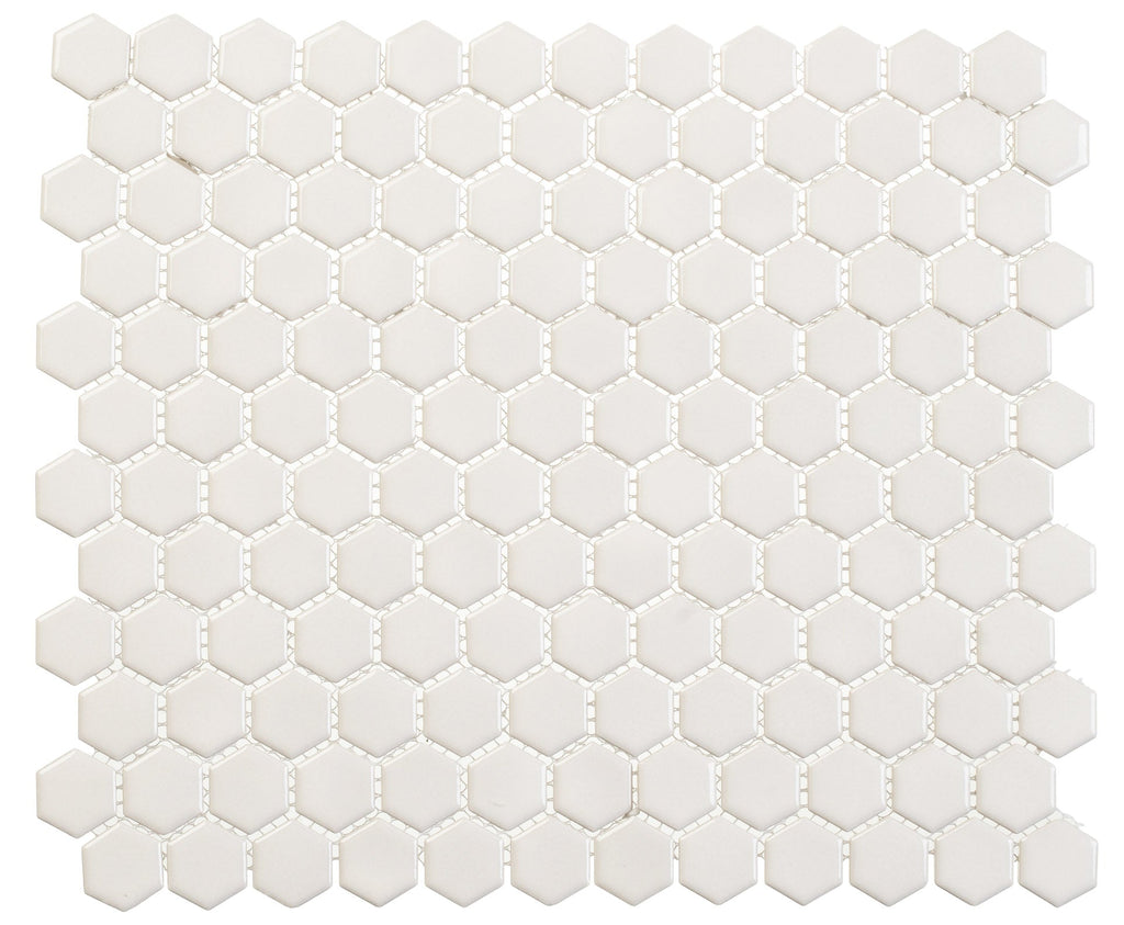 Freedom Avenue Pillar Shine 3/4" Hexagon Glossy Mosaic – Glazzio Surfaces