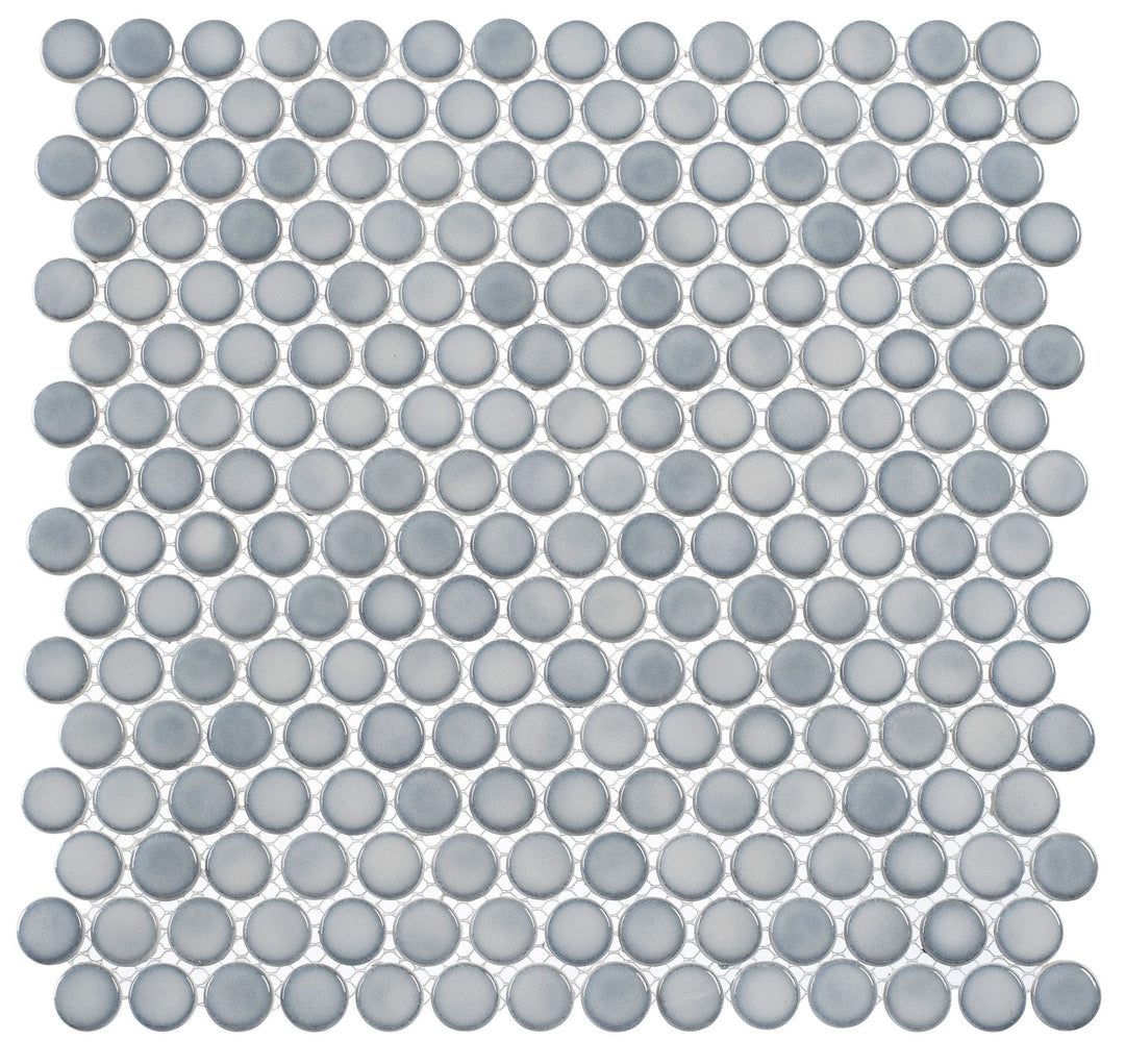 Greenwich Urbanite 3/4" Penny Round Mosaic – Glazzio Surfaces