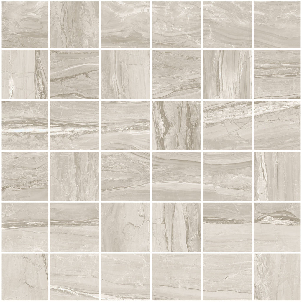 Granda II Eos Cream 2x2 Porcelain Mosaic – Glazzio Surfaces