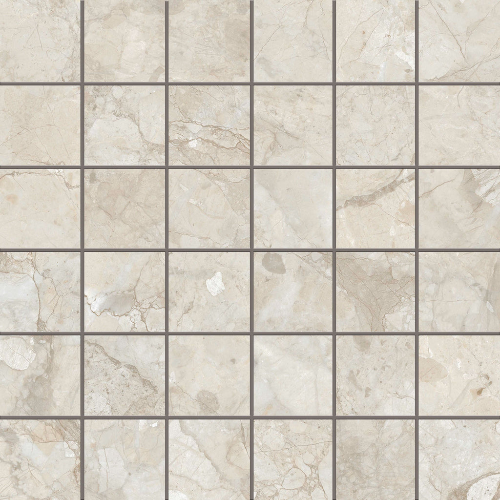 Granda II Stream Bone 2x2 Porcelain Mosaic – Glazzio Surfaces